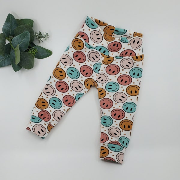 Smiley Face Toddler Pants - Etsy