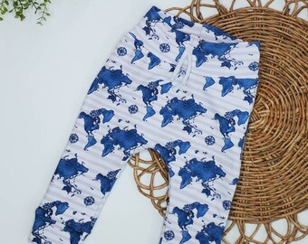 World Map Pants - Etsy