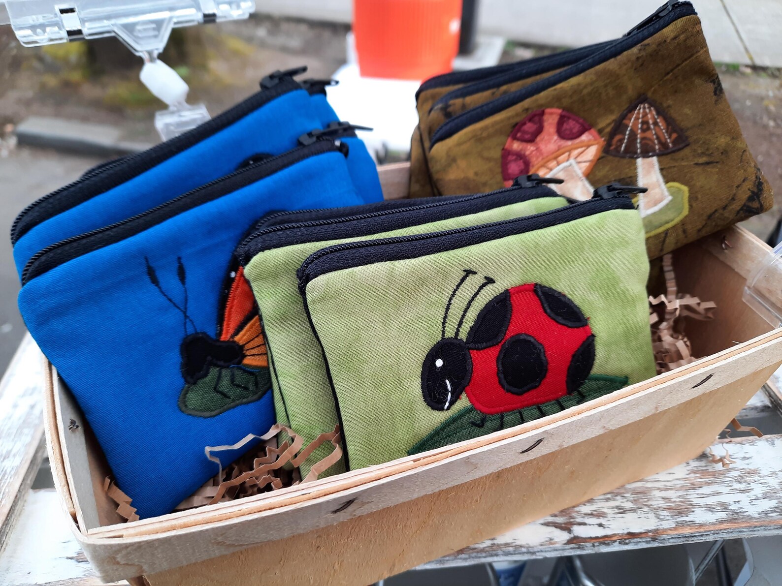 Handcrafted, Applique Ladybug Coin Pouch - Etsy