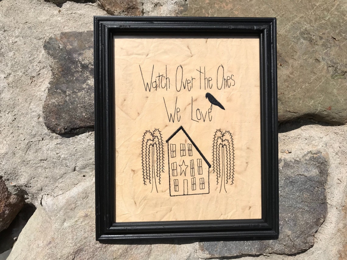Primitive Watch Over the Ones We Love Picture - Etsy
