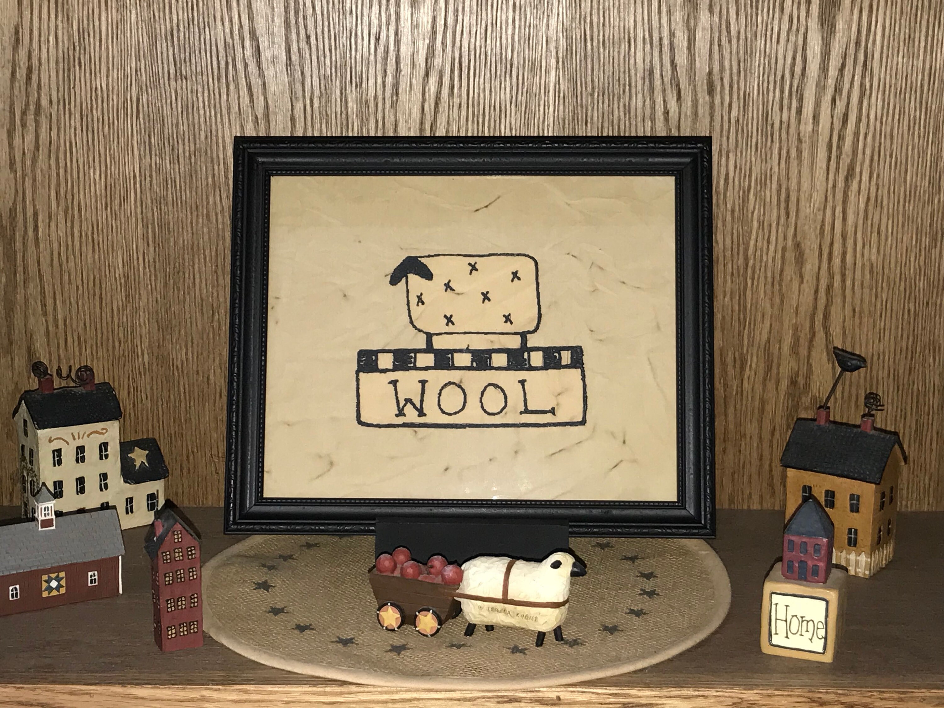 Primitive Embroidered Wool Sign - Etsy