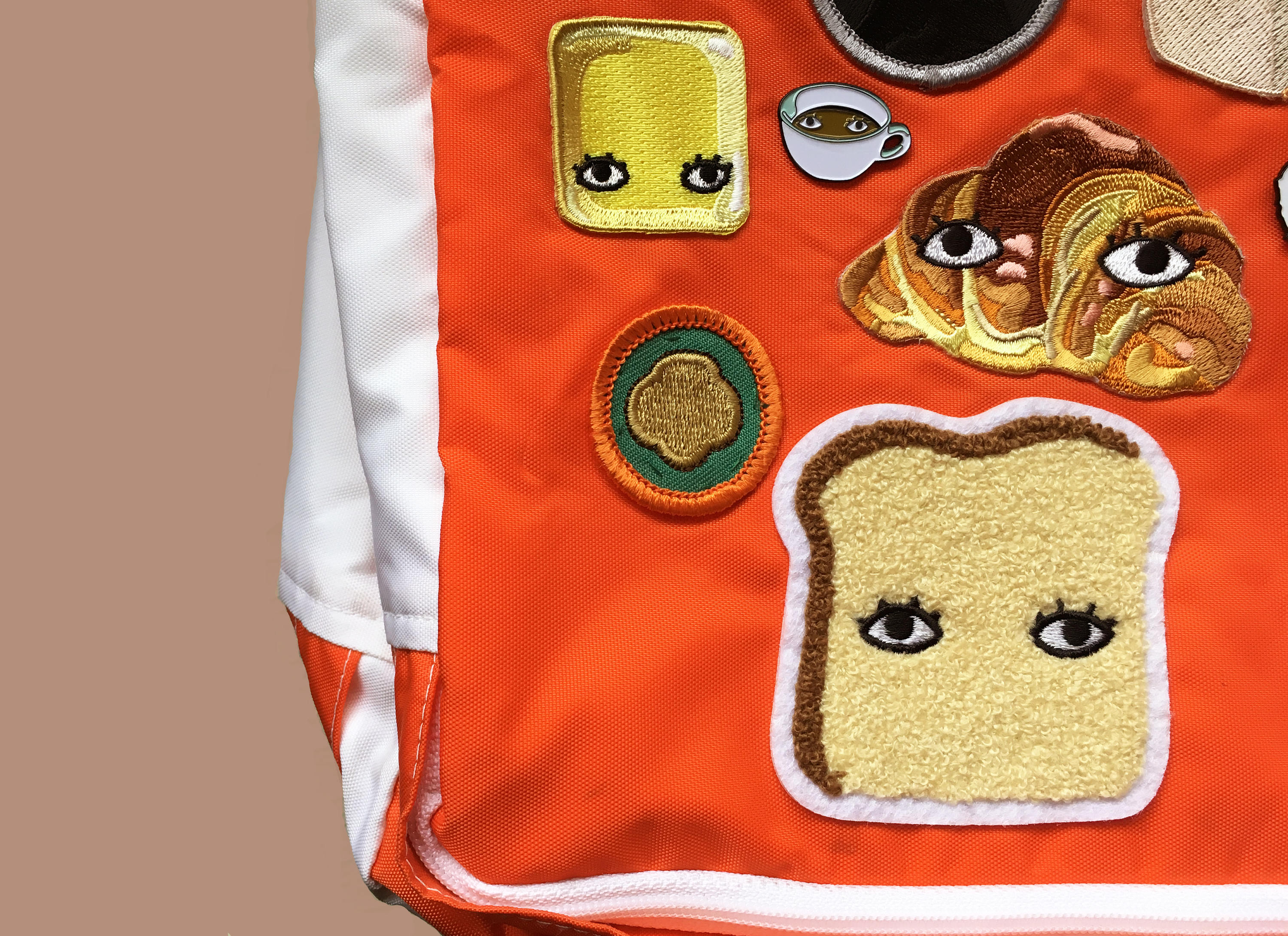 Croissant With Eyes 3 Iron on Patch Bread Club French - Etsy