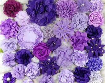 Fabric flowers | Etsy