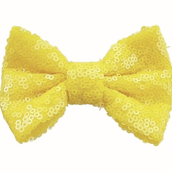 Yellow Hair Bow - Etsy