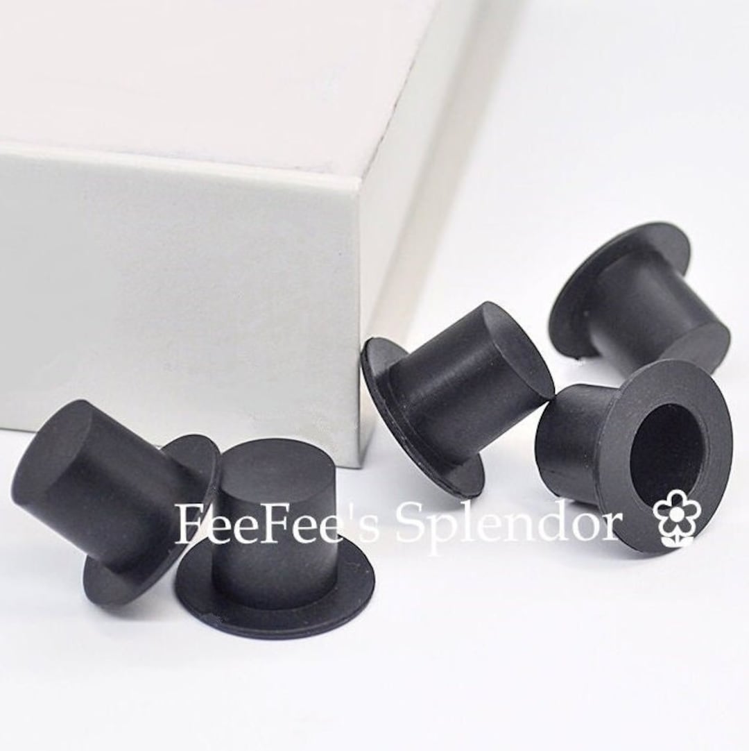5 Mini Black Top Hats | Small Resin Hats | Magic Hat Charms for Crafts ...