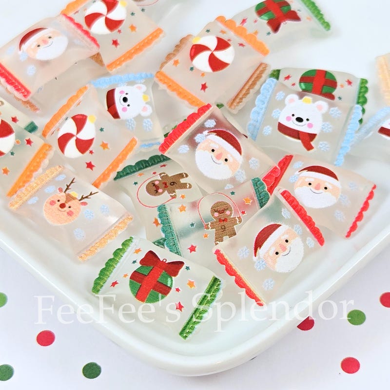 Mini Christmas Candy Dish - Etsy