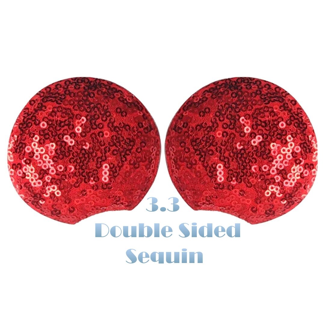 Red Sequin Ears | Double-sided 3.3" DIY Mouse Ears | Costume Craft ...