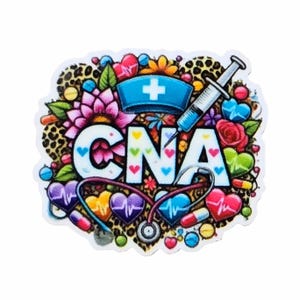 5 PCS "cna" Medical Planar Resin Flatbacks for Badge Reels, DIY Pen ...