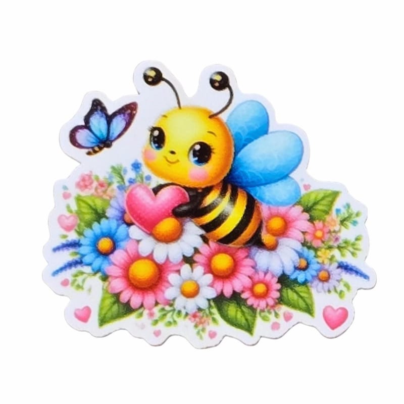 Bee in Resin Keychain - Etsy
