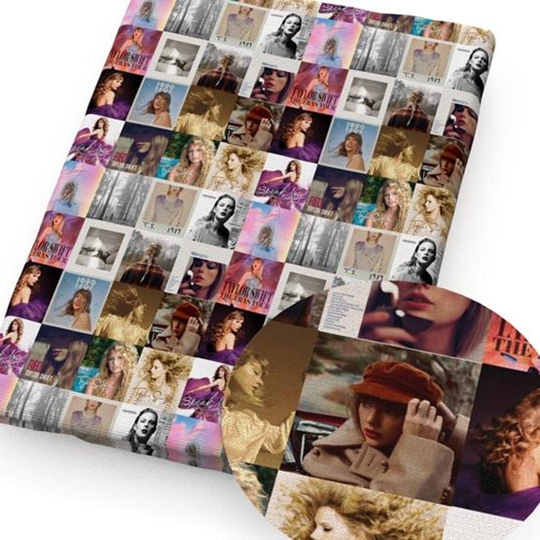 Famous Singer Faux Leather Sheets, Pop Star, Printed Synthetic Leather ...