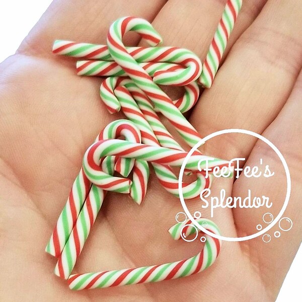 Miniature Candy Canes - Etsy