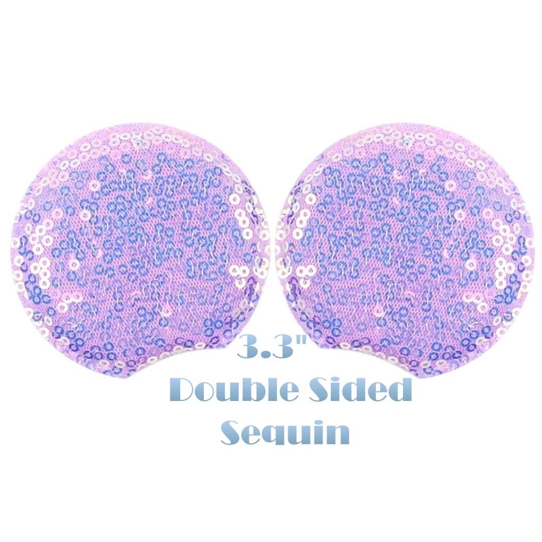 Lavender Sequin Ears | Double-sided 3.3" DIY Mouse Ears | Costume Craft ...