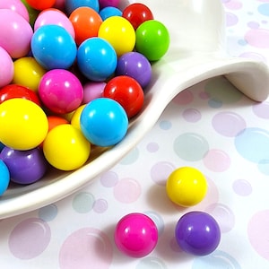 10 Pcs Fake Gum Resin Cabochon, Bright Colorful Fake Gumballs, Resin ...