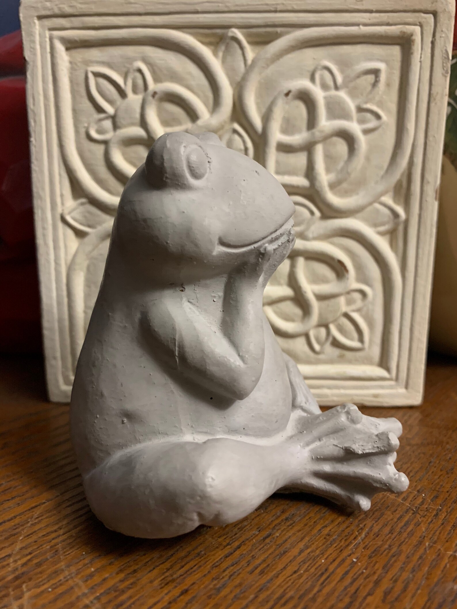 Concrete Frog Statue Garden Frog Yoga Frog 3 1/2 Cement - Etsy