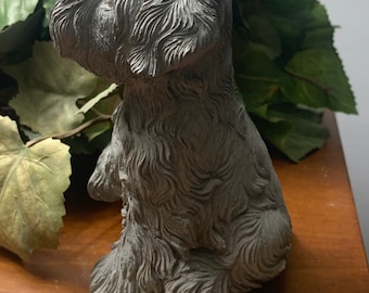 Schnauzer Garden Statue - Etsy