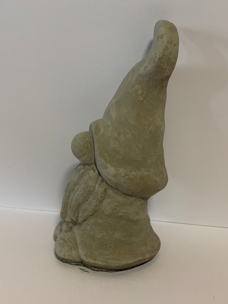 Garden Gnome, Concrete Gnome Statue, Tomte, Nisse, He is Adorable, 6 1/ ...