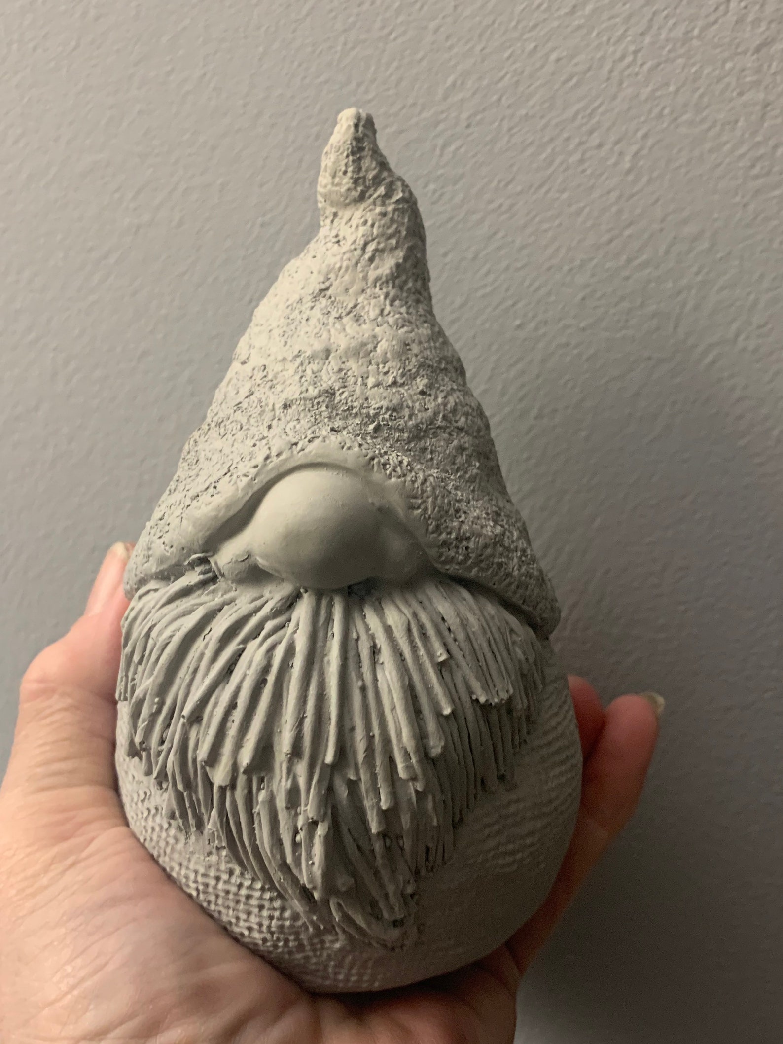 Garden Gnome Statue Concrete 5 1/2 Tall Gnome Tomte Nisse - Etsy