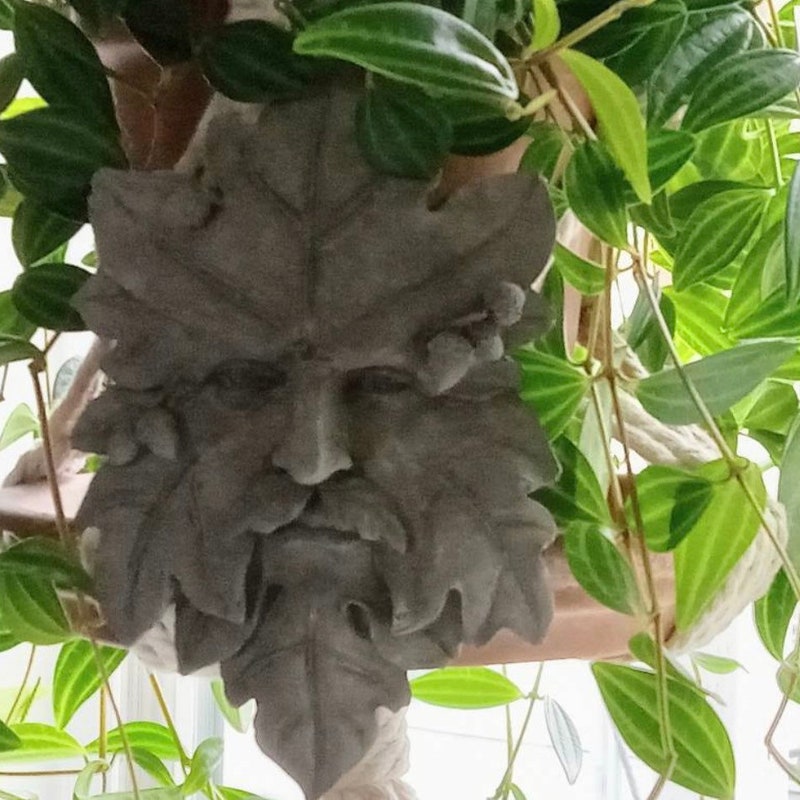 Green Man Statue Small - Etsy