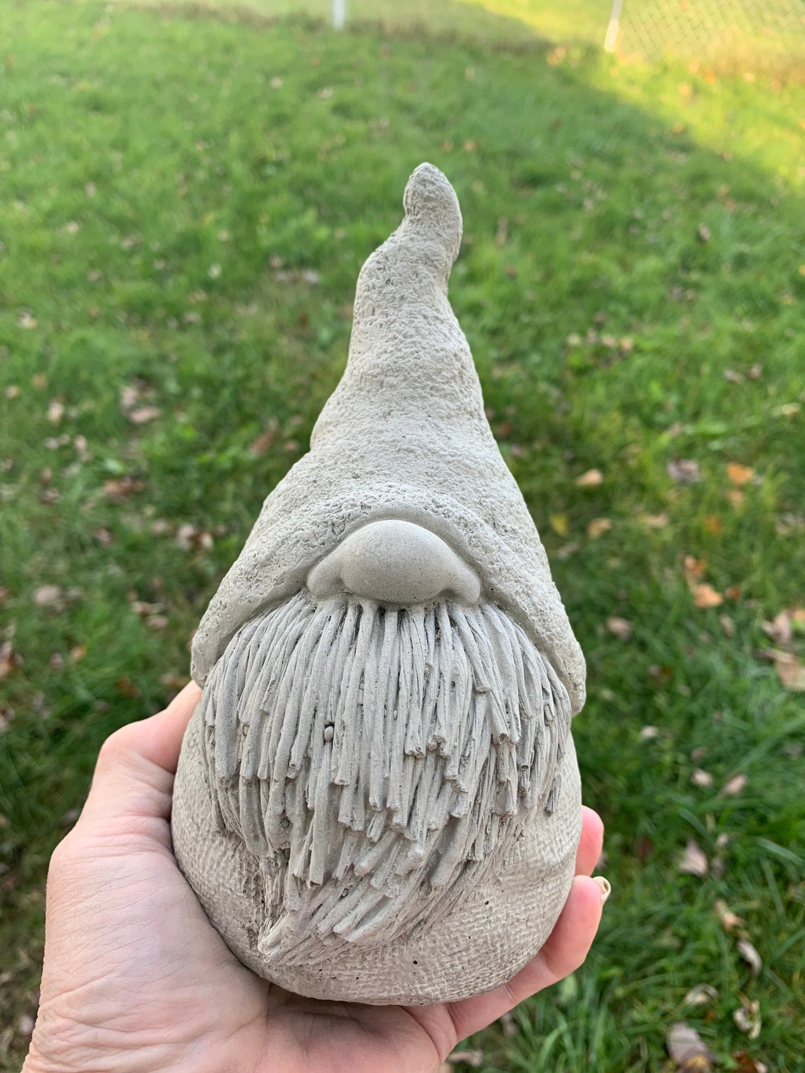 Garden Gnome Statue Concrete Gnome Tomte Nisse 7 Tall - Etsy