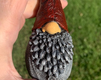 Garden Gnome Concrete Gnome Statue Tomte Nisse He is | Etsy