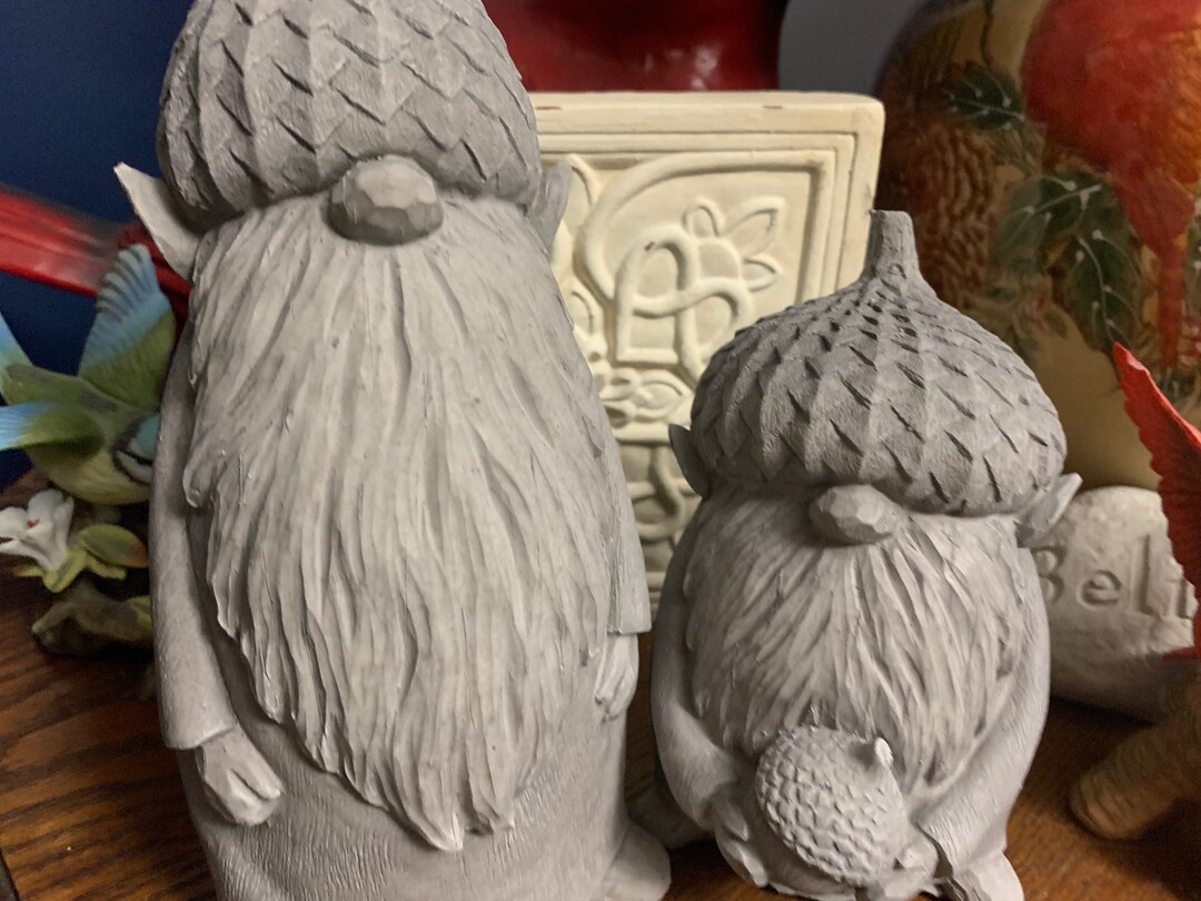 Concrete Scandinavian Garden Elves: Nordic Style Statues - Etsy
