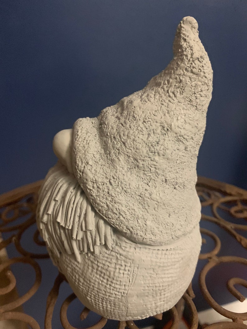 Garden Gnome Statue Concrete 5 1/2 Tall Gnome Tomte Nisse - Etsy