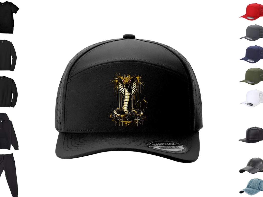 Cobra Snake Baseball Hat: Python Graffiti Art Cap, Anaconda, Laser ...