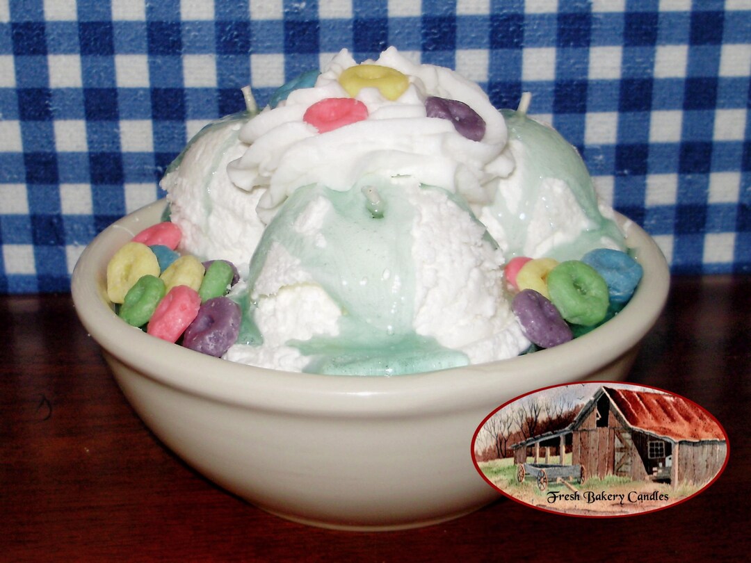 Fruity Loopy Ice Cream Bowl - Etsy