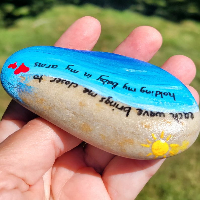 Labor and Birth Affirmation Hand Painted Stone - Etsy