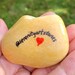 Hand Painted Affirmation Stone change is the Essence of Life - Etsy