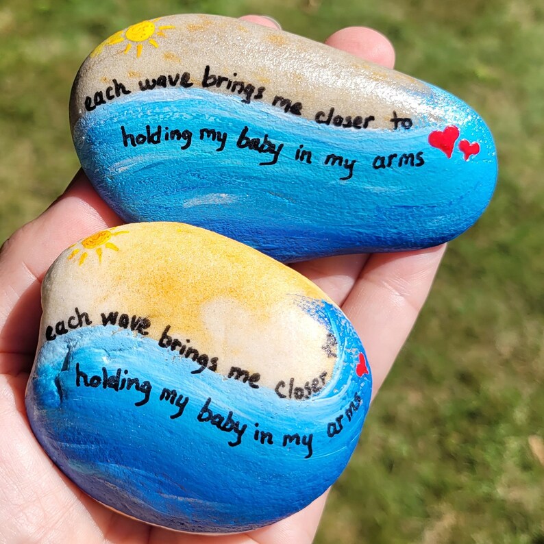 Labor and Birth Affirmation Hand Painted Stone - Etsy