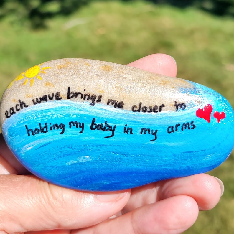 Labor and Birth Affirmation Hand Painted Stone - Etsy