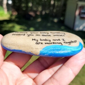 Labor and Birth Affirmation Hand Painted Stone - Etsy