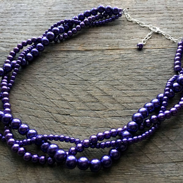 Plum Necklace - Etsy