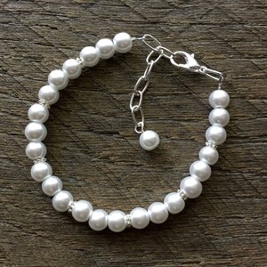 Pearl Child Set, Flower Girl Set, Flower Girl Jewelry, Flower Girl Gift ...