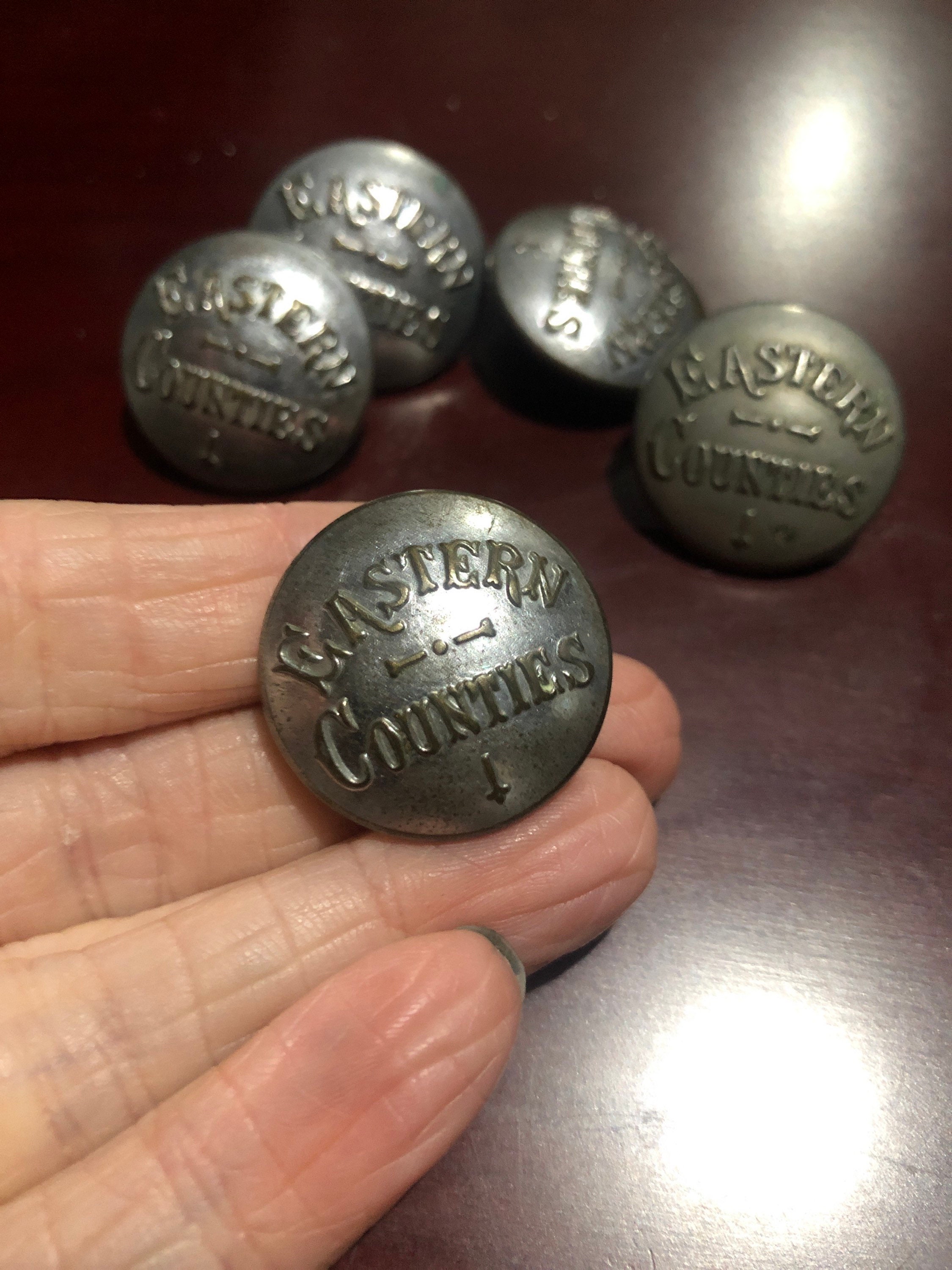 5 Eastern Counties 1930s Railway Buttons - Etsy UK