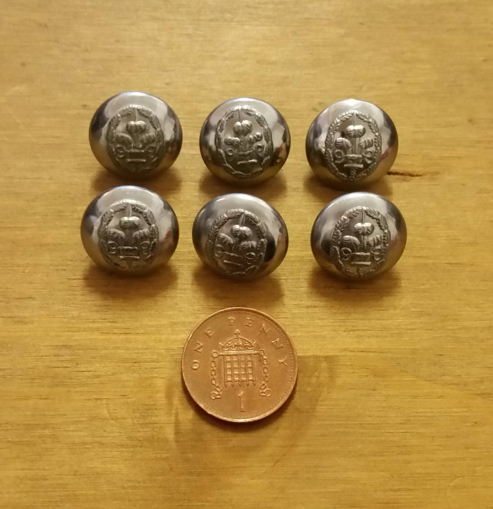 6 Small Vintage Cheshire Constabulary UK Police Metal Buttons - Etsy