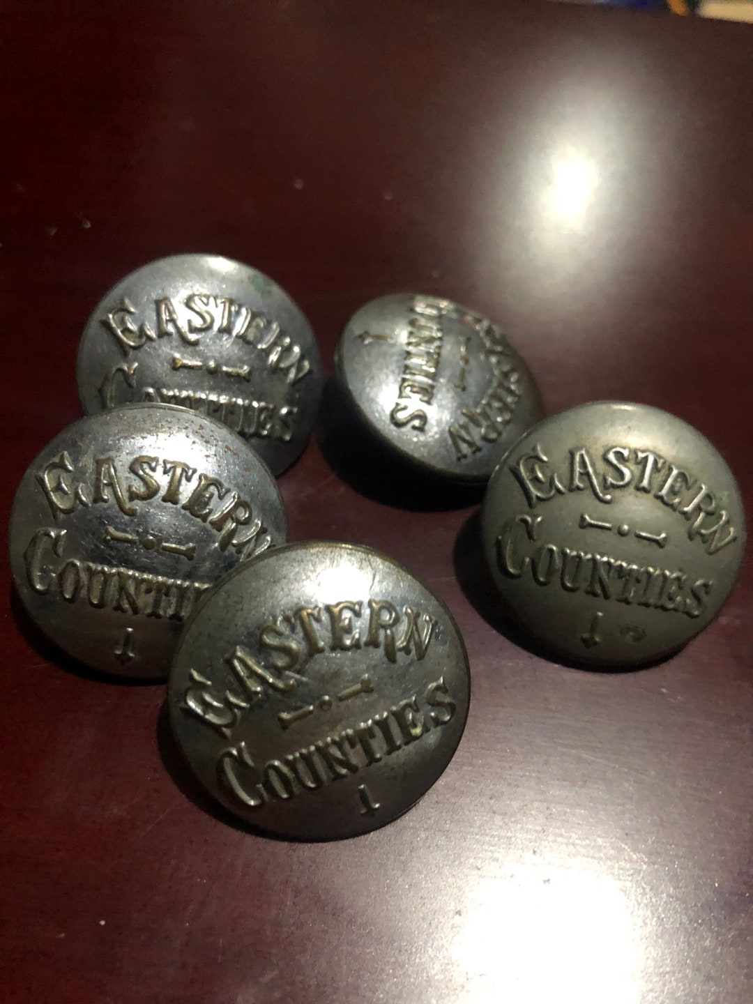 5 Eastern Counties 1930s Railway Buttons - Etsy UK