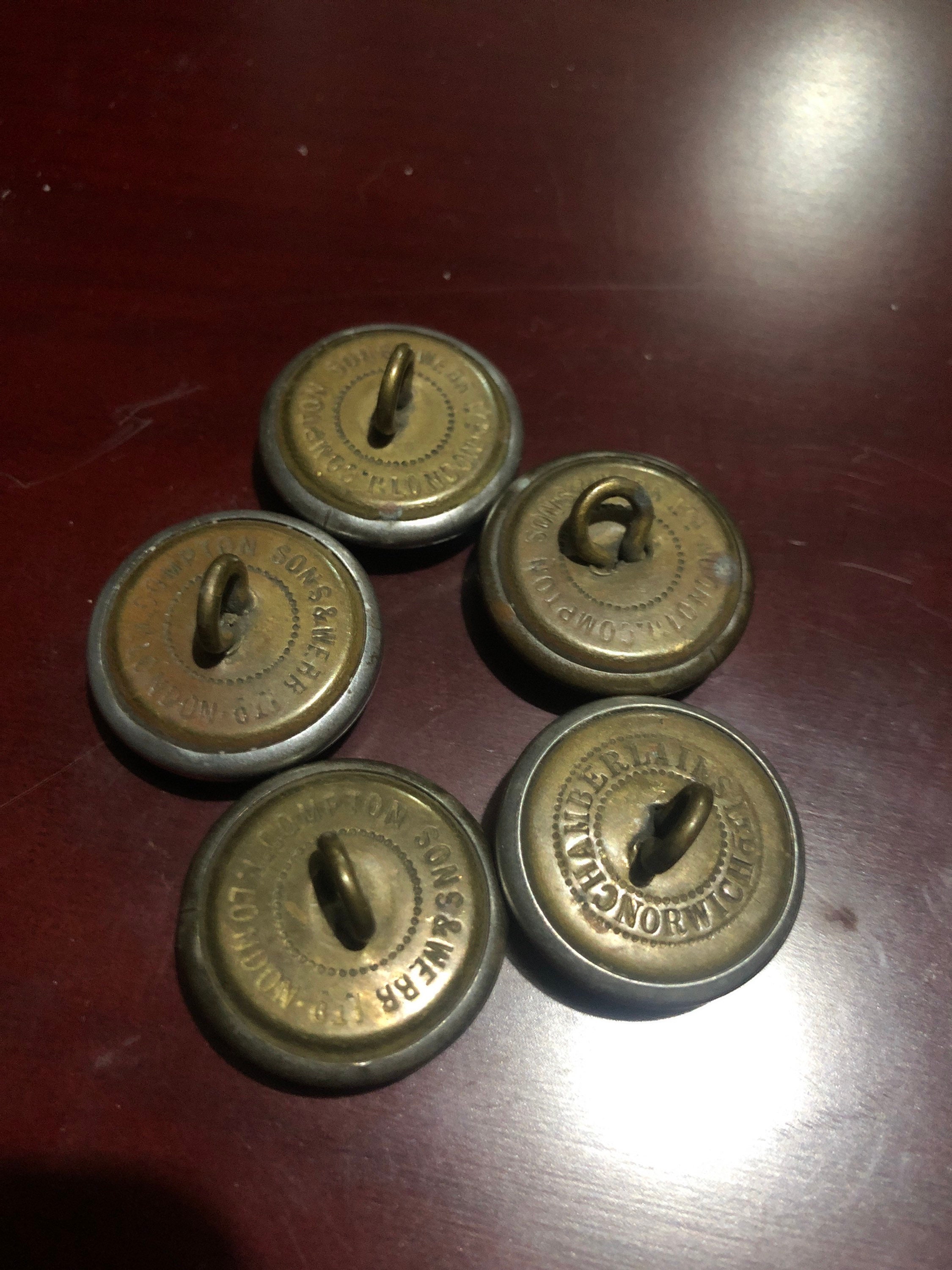 5 Eastern Counties 1930s Railway Buttons - Etsy