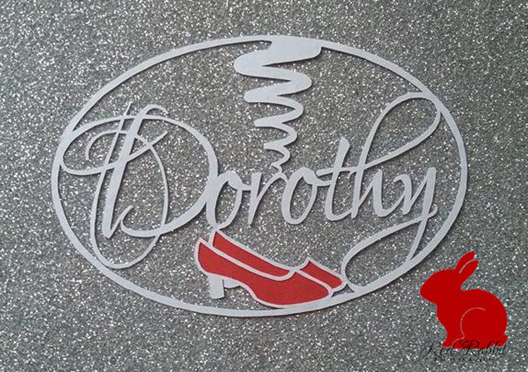 Dorothy, Wizard of Oz, Papercutting Paper Cut Template Jpeg - Etsy