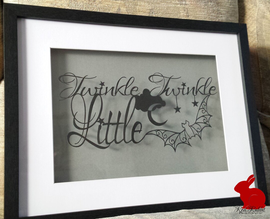 Twinkle Twinkle Little Bat Papercut Paper Cutting Papercutting Jpeg ...