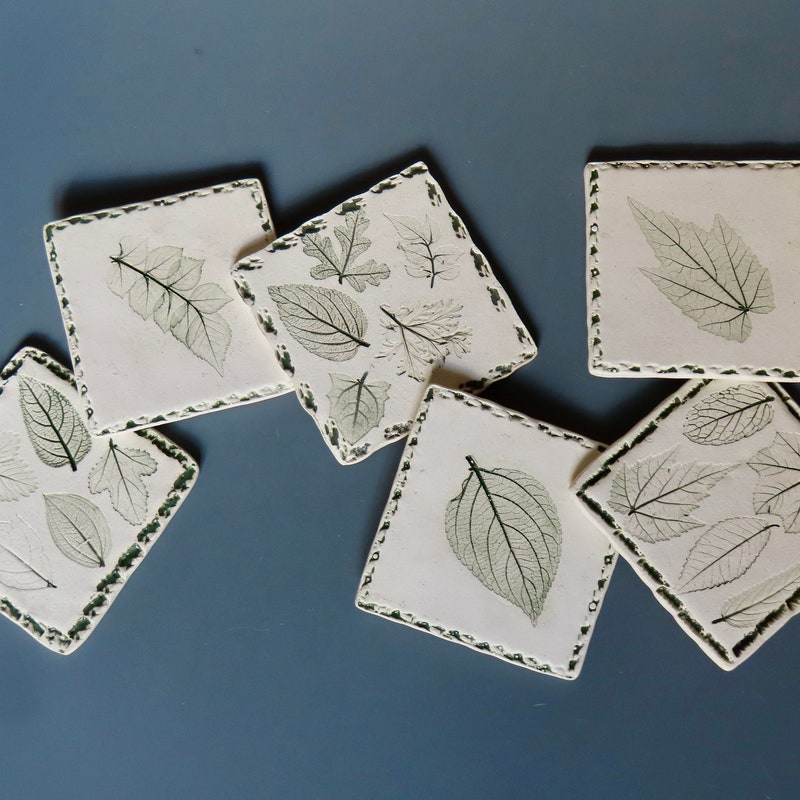 Leaf Tiles - Etsy