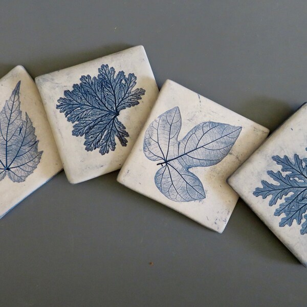 Leaf Tiles - Etsy