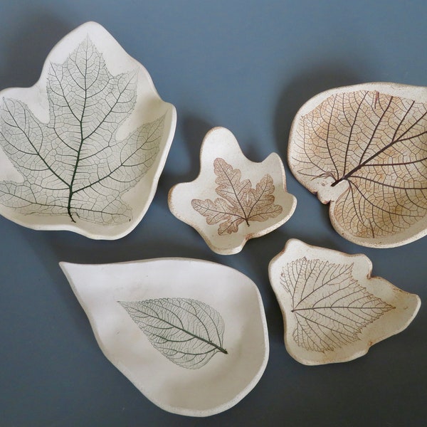 Leaf Shaped Plates - Etsy