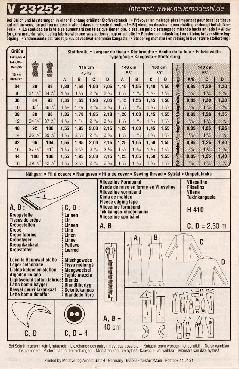 Sz 8 to 18 Neue Mode Pattern V23252 Misses' Spaghetti | Etsy