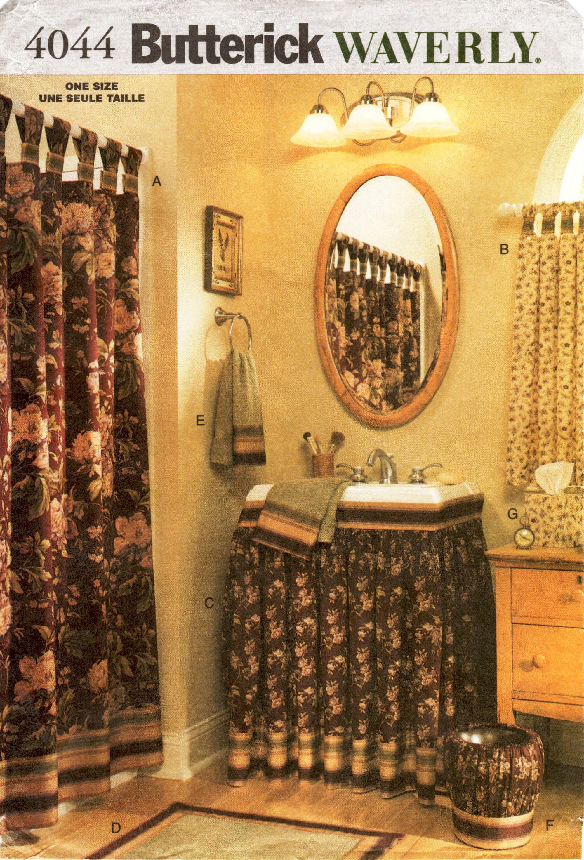 Butterick Home Décor Pattern 4044 de WAVERLY Accesorios para | Etsy