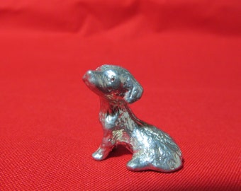Pewter Dog Figurine - Etsy