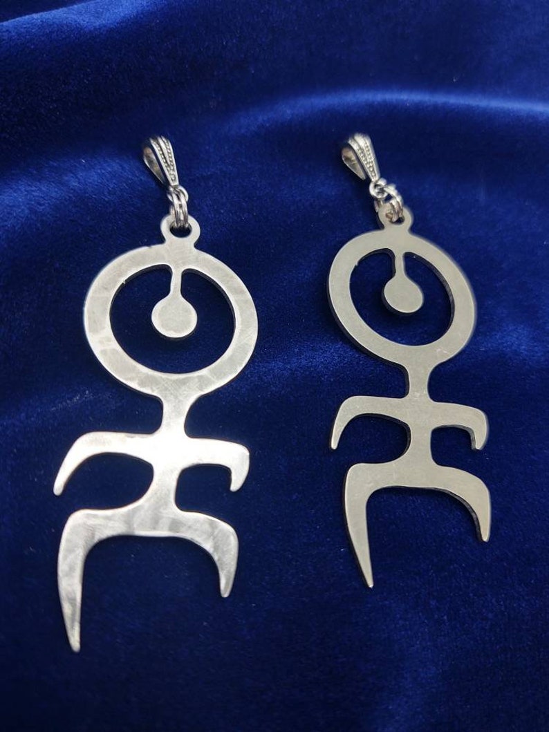 Toltec Man Petroglyph Charm for Key Chain or Necklace Toltec - Etsy