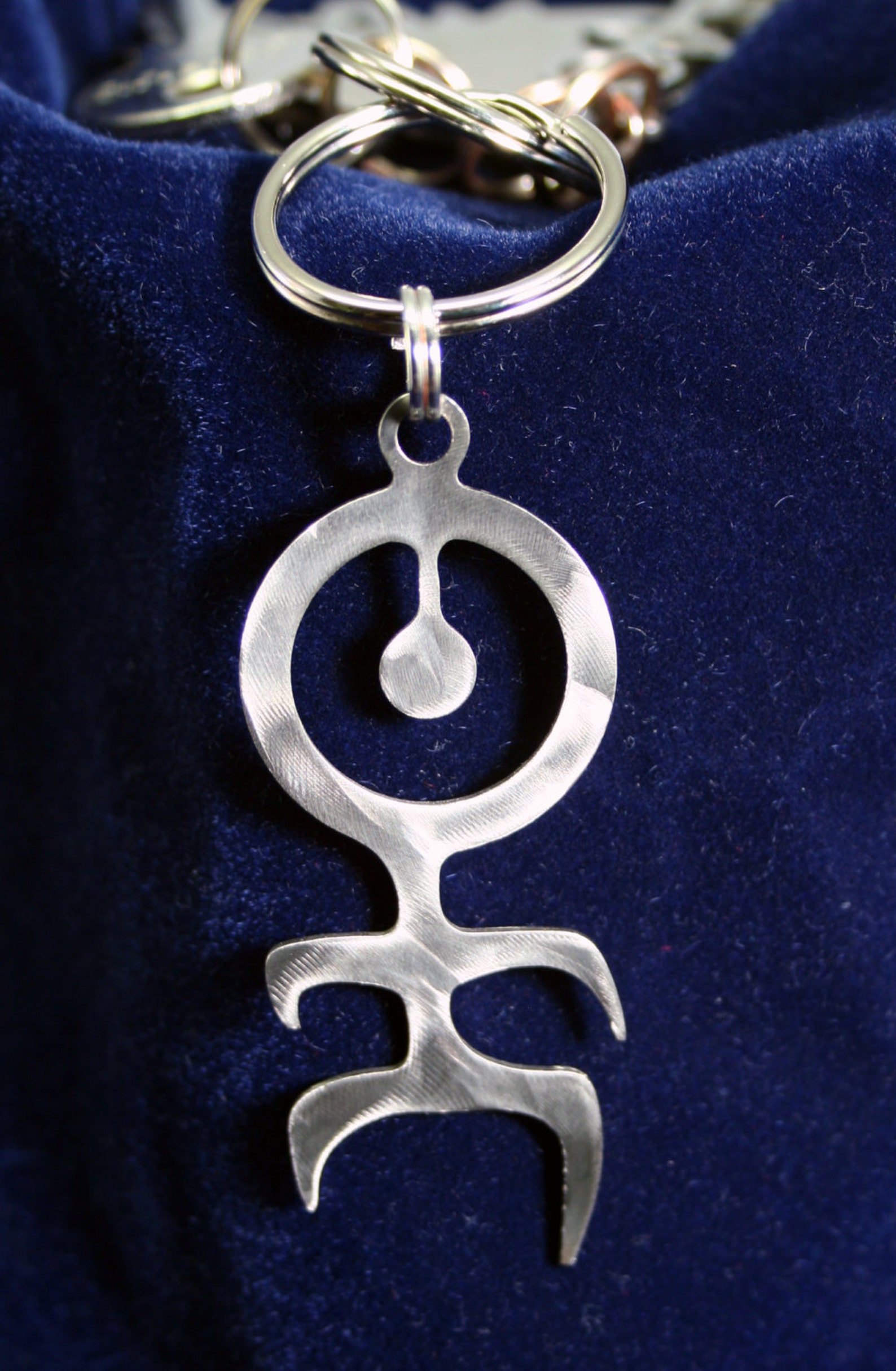 Toltec Man Petroglyph Charm for Key chain or Necklace Toltec | Etsy