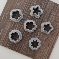 Pansy Polymer Clay Flower Cutter Set: Floral Earring DIY - Etsy